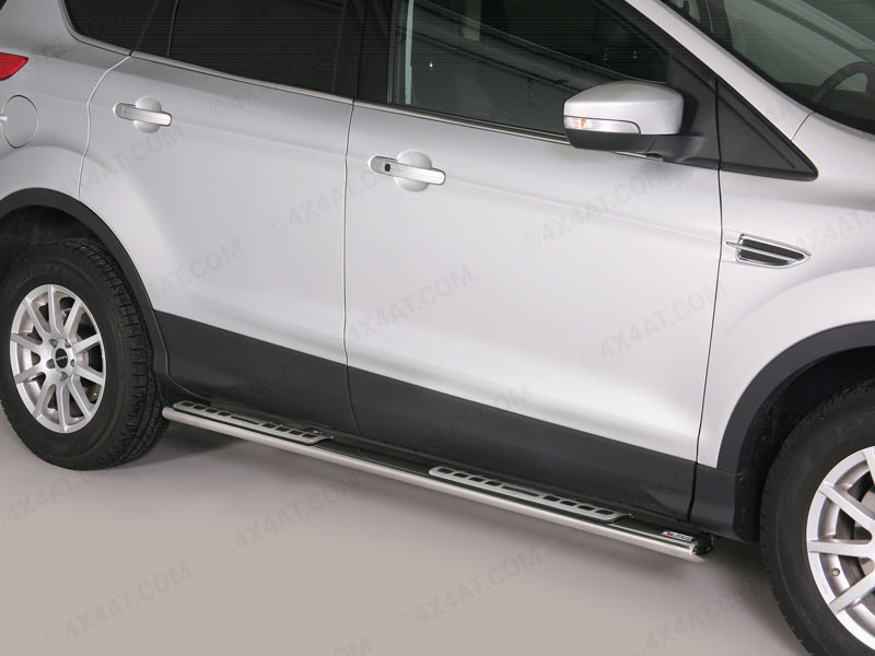 Ford Kuga 2012 2016 Stainless Steel Side Bars with Steps 4x4AT