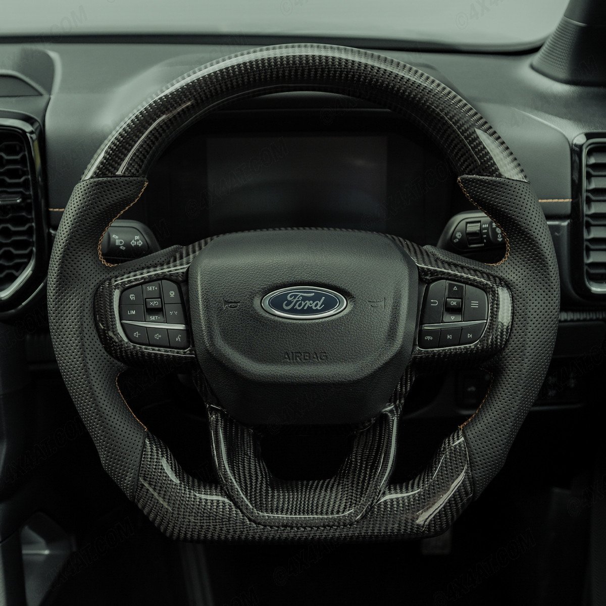 Ranger 2023 Wildtrak Carbon Fibre Heated Steering Wheel