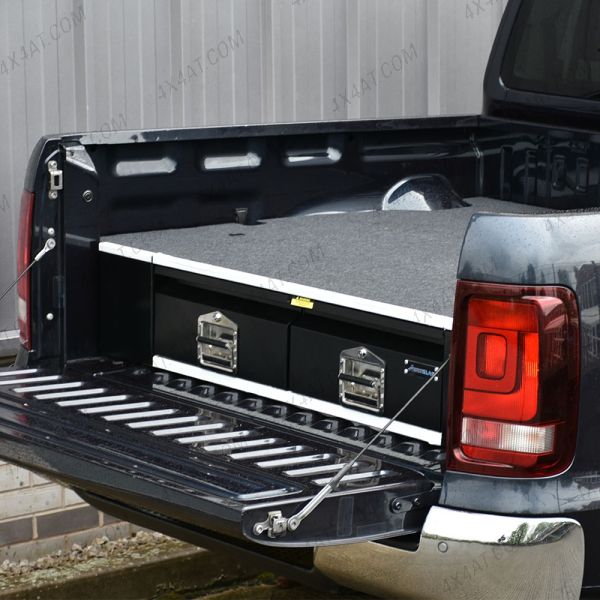 Twin Lockable Aluminium Drawer System for Pickup Trucks | 4x4AT