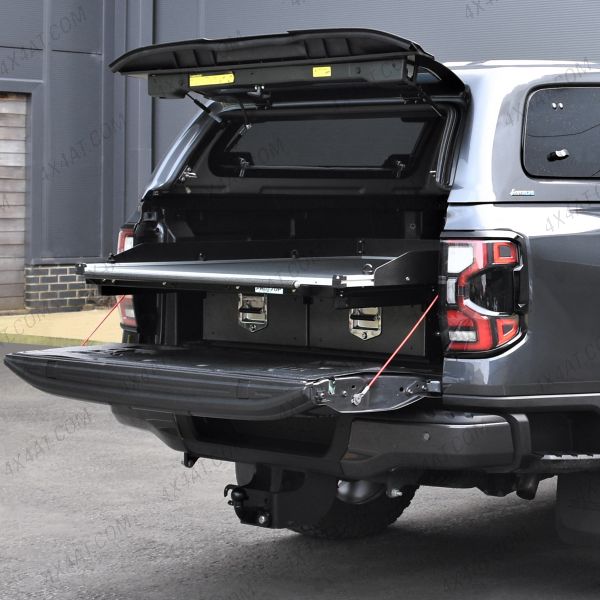 Ford Raptor 23- Twin Drawer Rhino Deck Floor - ProTop System | 4x4AT
