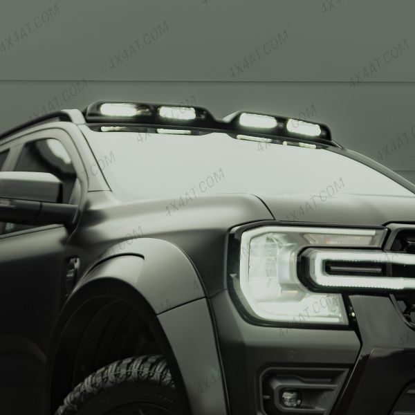 Ford Ranger 23- Predator Night Hawk LED Grille - Gloss or Matt Black ...