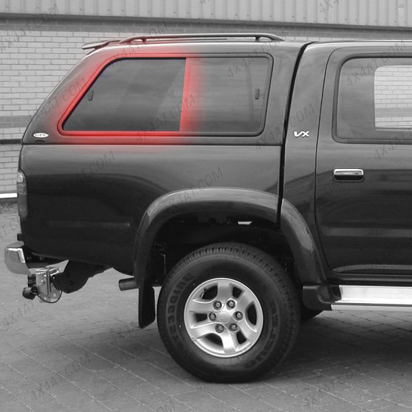 GTX O/s Rear Side Window Glass For Hilux D22 And D-Max | 4x4AT