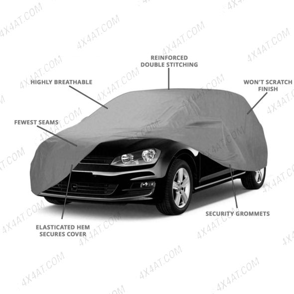 Maypole Breathable Car Cover - X-Large | 4x4AT