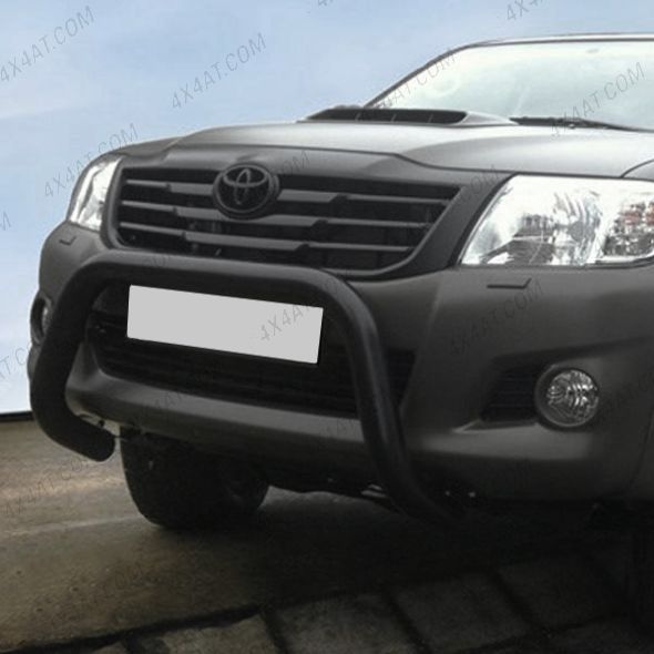 Toyota Hilux 2011-2016 Black Powder Coated A-Frame Bull Bar | 4x4AT