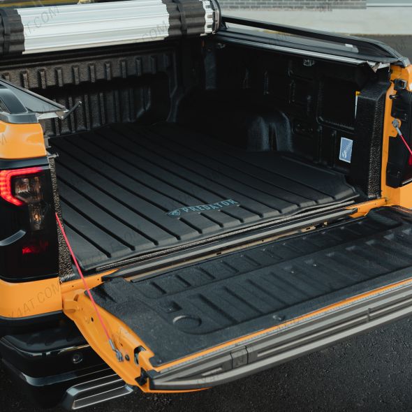 Ford Ranger 2023- D/Cab Rubber Load Bed Mat - Predator Branded | 4x4AT