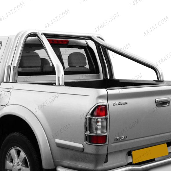 Isuzu Rodeo 2007-2012 Stainless Steel Double Hoop Sports Roll Bar | 4x4AT