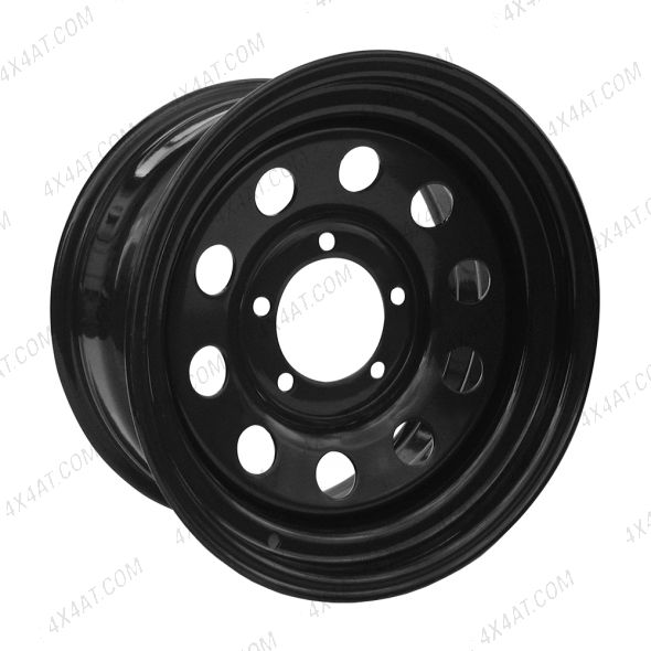 15x7 Suzuki Jimny Black Modular Steel Wheel 5x139 ET-7 | 4x4AT