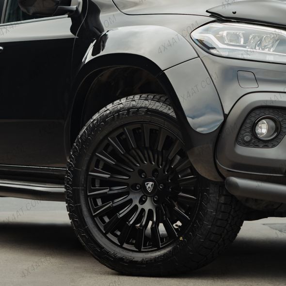 Mercedes X-Class Monster Wheel Arches in Kabara Black | 4x4AT