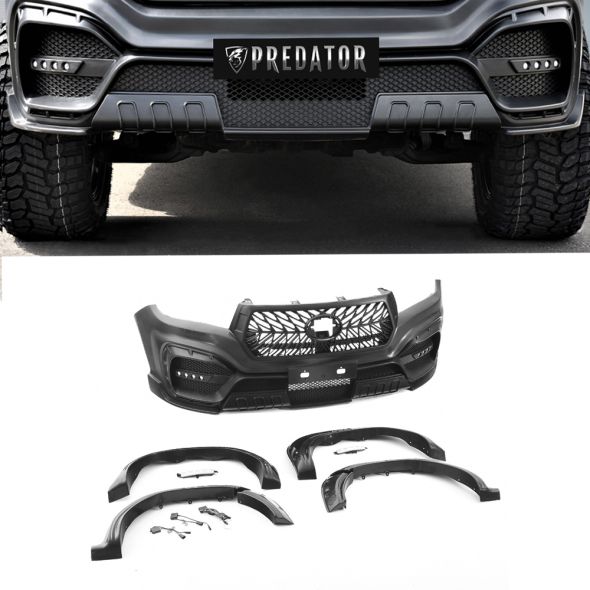 Toyota Hilux 2016-2020 AMG Style Front Bumper With Arches | NLG